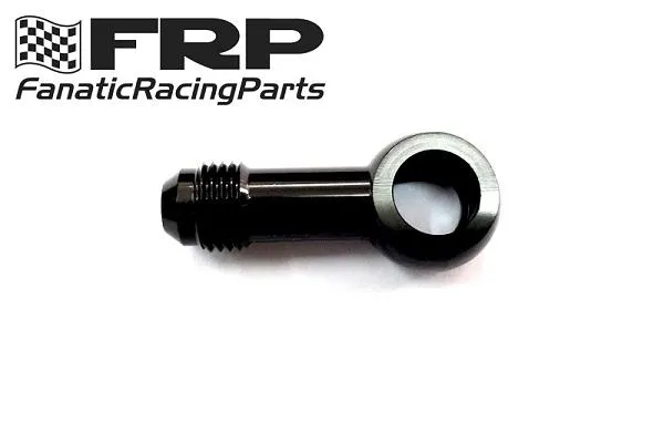 FRP Aluminium Banjo Ø12.5 to AN06 Long Male Fitting (Black) | Lazada