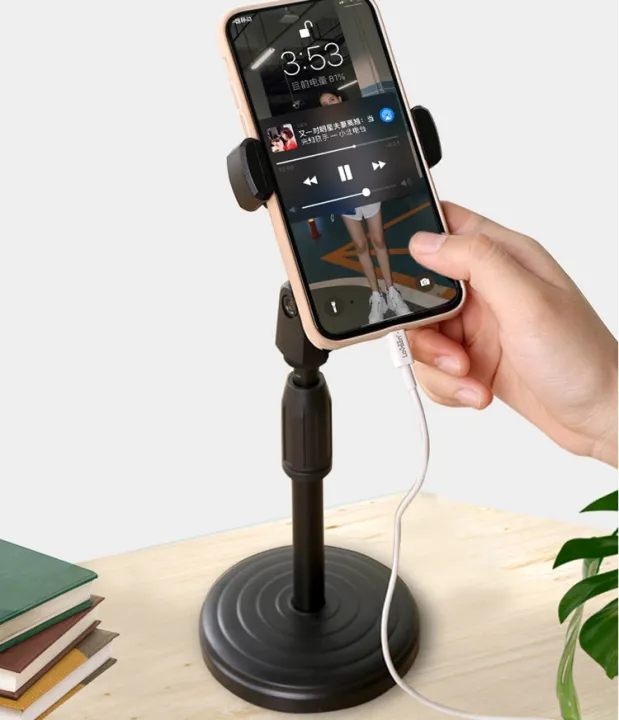 ที่จับโทรศัพท์ ขาตั้งมือถือ ขาตั้งโทรศัพท์ หมุนได้360องศา ที่วาง ...