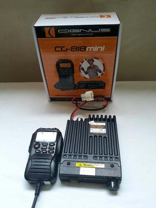 Cignus CG-818 Mini Base Radio 25 Watts UHF 400-490 MHz | Lazada PH