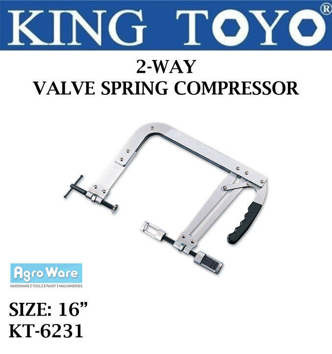 KING TOYO 2-WAY Valve Spring Compressor 16* | Lazada