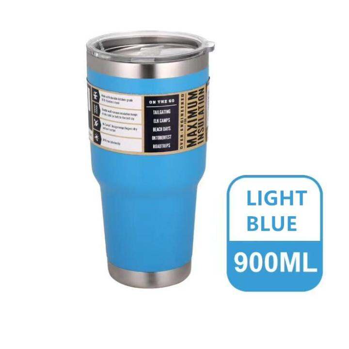 Multi-Fungsi YETI一Cup 30Oz 304 Keluli Tahan Karat Rambler一Tumbler Cawan Bir Cawan Kopi Multi ...