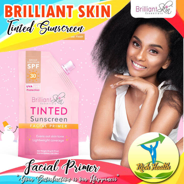 Brilliant Skin TINTED SUNSCREEN FACIAL PRIMER 20g SPF30 | Lazada PH