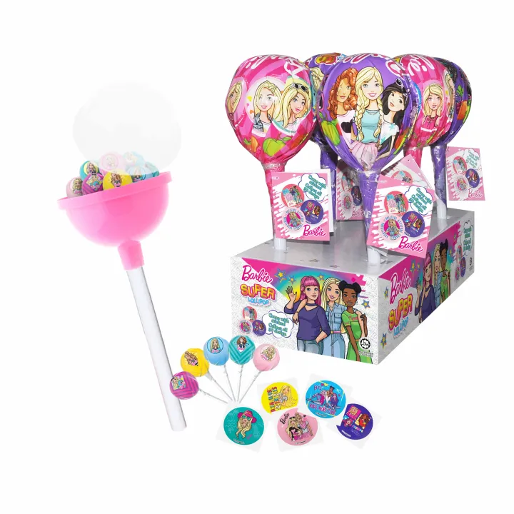 BARBIE SUPER LOLLIPOP MIX FRUIT 120G (6PCS) | Lazada