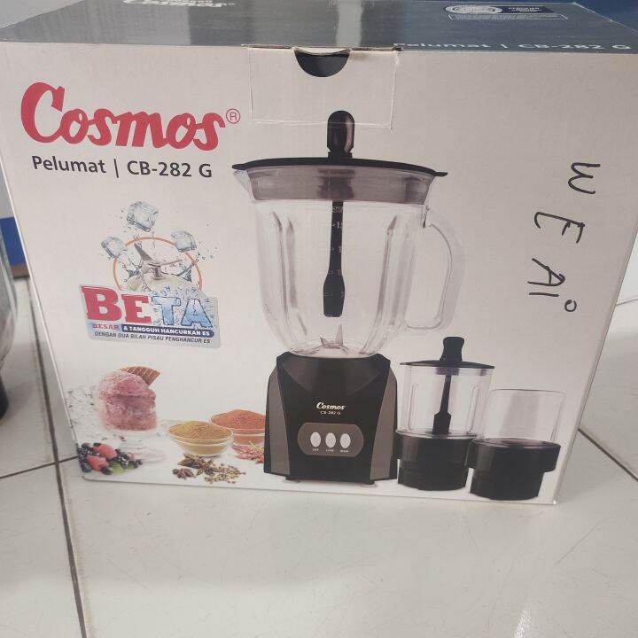 BLENDER COSMOS 3 IN 1/GELAS KACA CB 282G | Lazada Indonesia