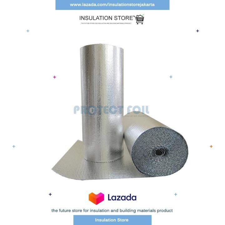 Aluminium Foil Bubble - Insulasi Atap - Peredam Panas Atap | Lazada ...