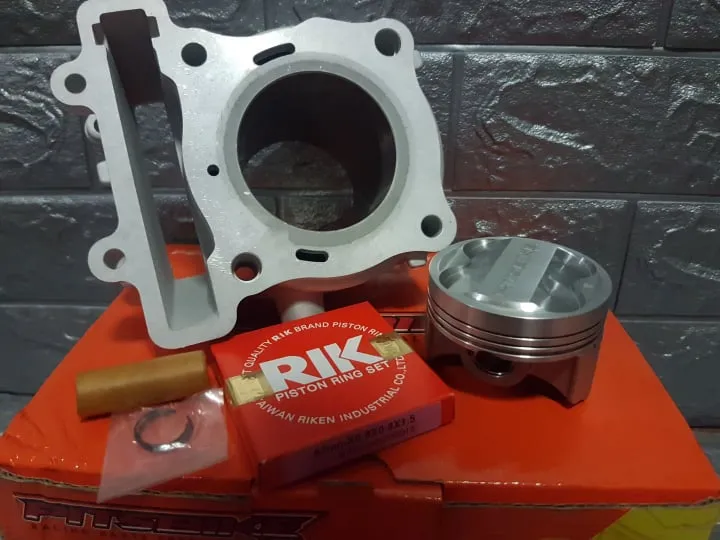 62MM SUZUKI RAIDER 150 FI PITSBIKE CYLINDER BLOCK DOME FORGED PISTON ...