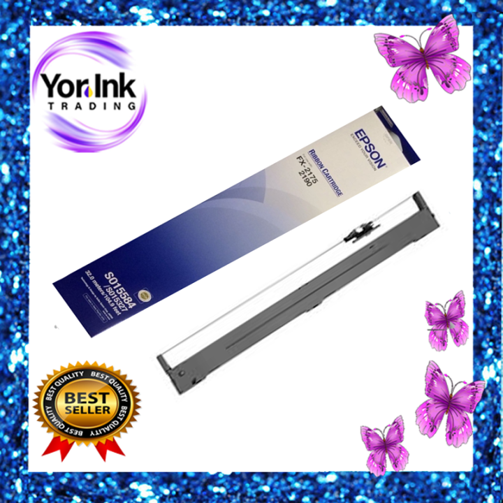 Epson FX-2175/FX-2190 Genuine Ribbon Cartridge (S015584) | Lazada PH