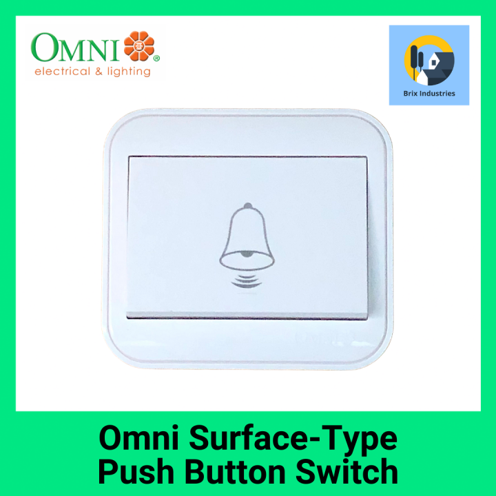 Omni Surface-Type Push Button Switch WSB-100-PK Modern and Stylish ...