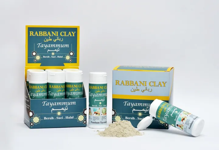 Rabbani Clay Debu Tanah Liat untuk Tayammum (50gm) X 6 | Lazada