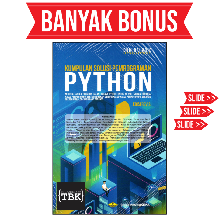 BUKU KUMPULAN SOLUSI PEMROGRAMAN PYTHON BUDI RAHARJO | Lazada Indonesia