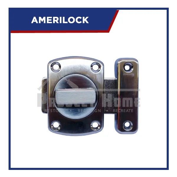 Amerilock Rotate Turn Door Bolt Latch Zinc Alloy Think Anti-theft ...