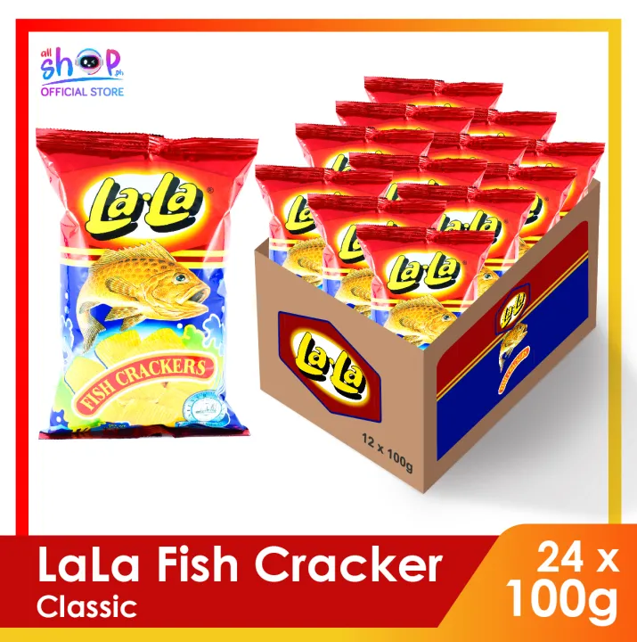 LaLa Fish Crackers - Classic 24 x 100g | Lazada PH