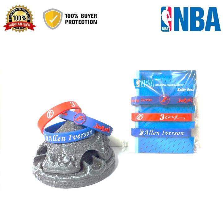 NBA Official Licensed Adjustable Baller Band Wristband Bracelet ...
