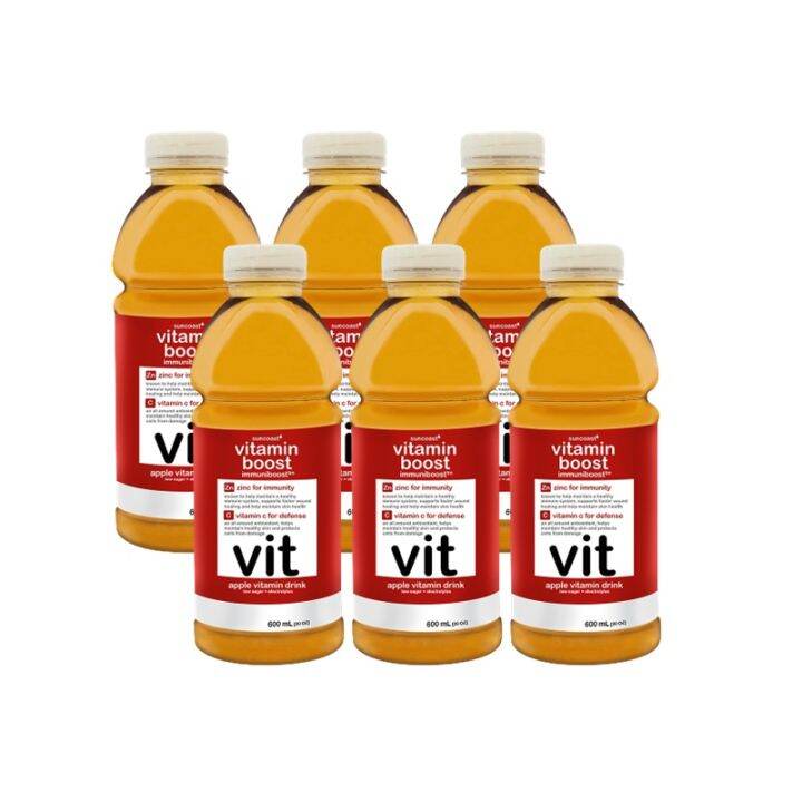 Vitamin Boost 600ml Immuniboost Apple Vitamin Drink (Pack of 6) | Lazada PH