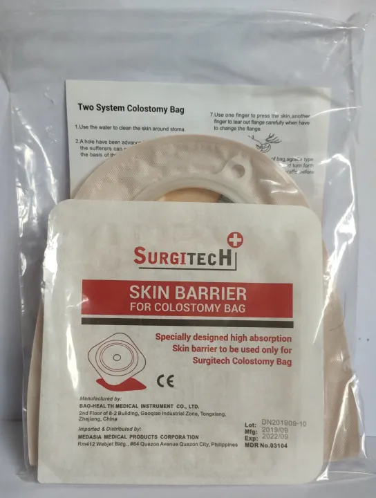 Surgitech Colostomy Bag 70mm Sold Per Set | Lazada PH
