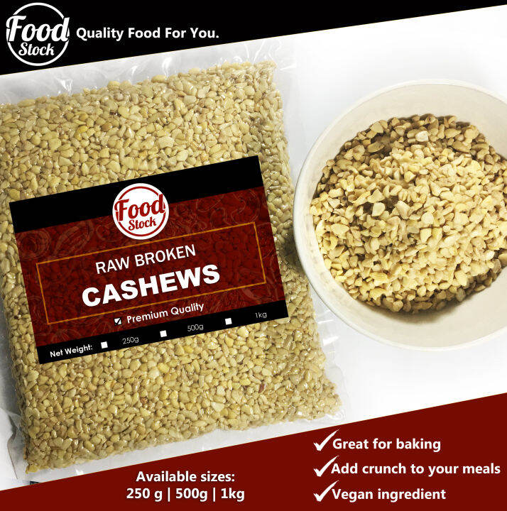 Food Stock Raw Diced Cashews (250g, 500g, 1kg) | Lazada PH
