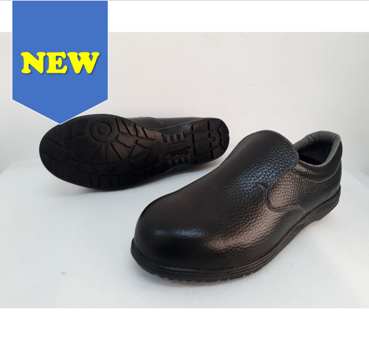SEPATU SAFETY SLIPON TANPA TALI 8317R - SEPATU SAFETY SIMON SOLE RUBBER ...