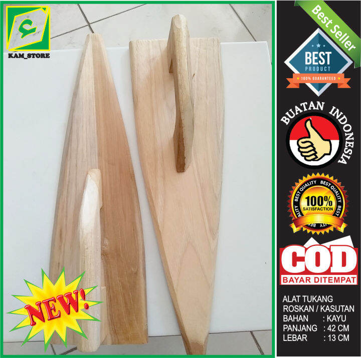 PROMO 1 pcs Pesutan Roskam kasutan pesutan Trowel Kayu Murah ...