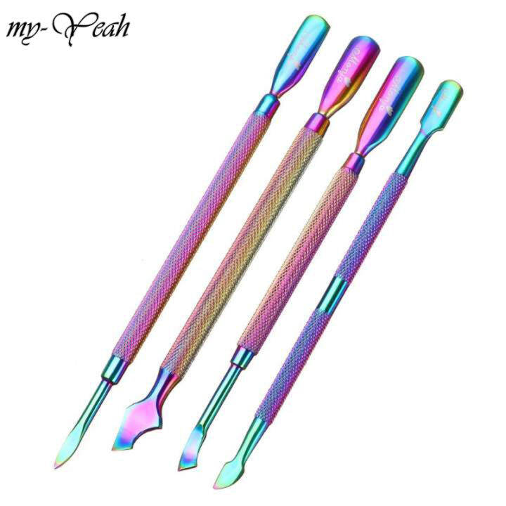 myyeah Chameleon Nail Art Stainless Steel Plating Finger Toe Dead Skin ...