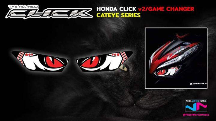 Honda Click V2 Game Changer - Winker (Cat Eye Series) - RED | Lazada PH