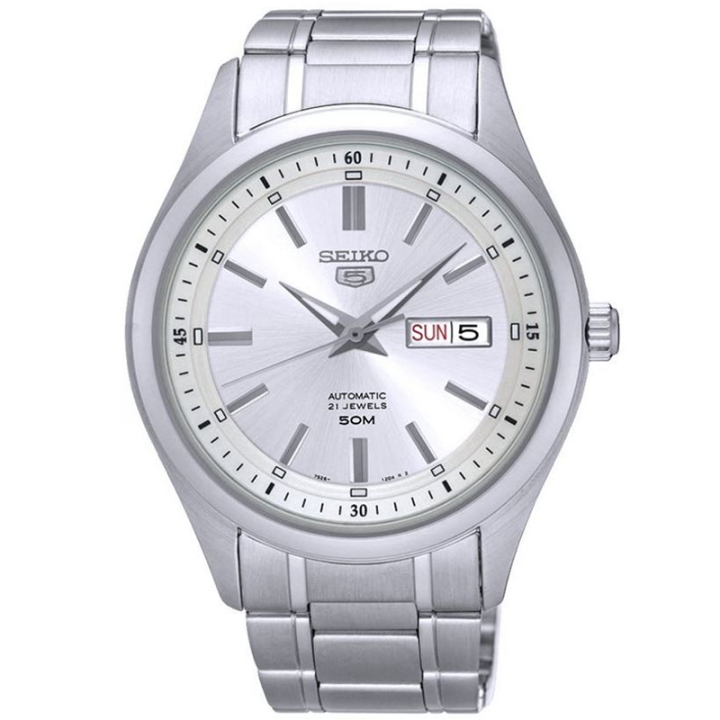 SEIKO 5 ORIGINAL - Classic Automatic - SNKM83K1 - Men - Silver ...