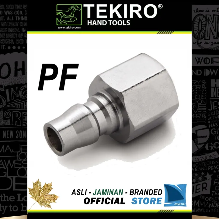 Nepel Sambungan Selang Angin 30 PF - Quick Coupler Plug Female TEKIRO ...
