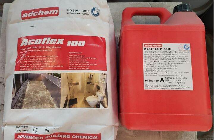 Acoflex 100 (20kg/bộ) - Màng chống thấm 2 thành phần gốc Xi Măng ...