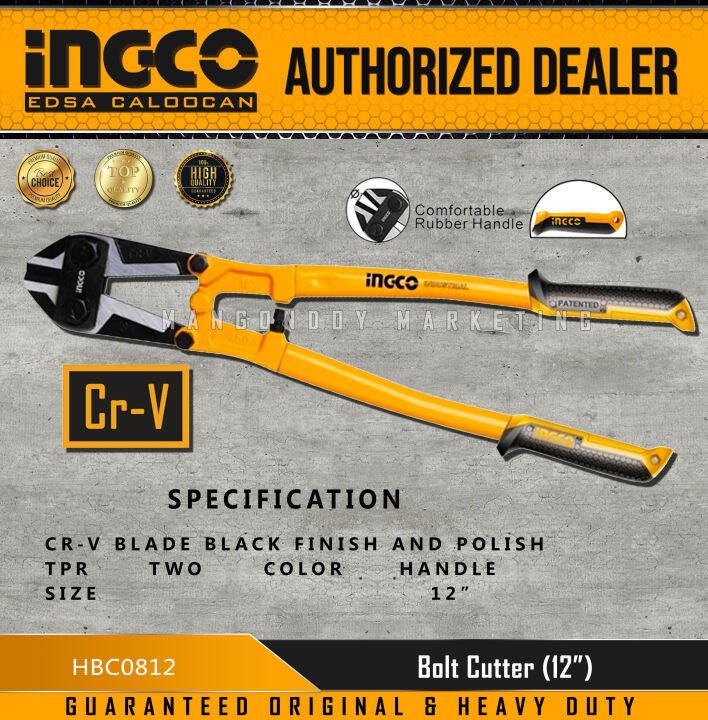INGCO Bolt Cutter TPR Two Color handle | Lazada PH