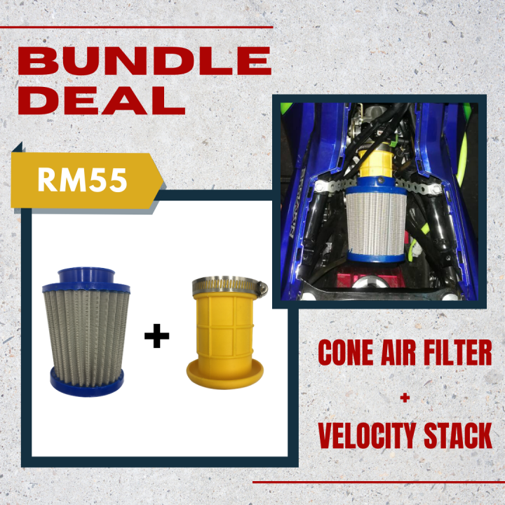 SYS Racing Cone Air Filter + Velocity Stack | Lazada