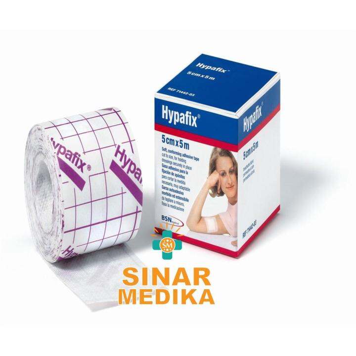 HYPAFIX 5 X 5 METER . PLESTER PERBAN LUKA PUTIH 5 X 5 | Lazada Indonesia
