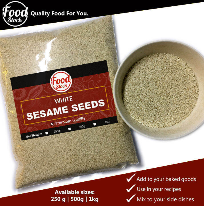 Food Stock Sesame Seeds White (250g, 500g, 1kg) | Lazada PH