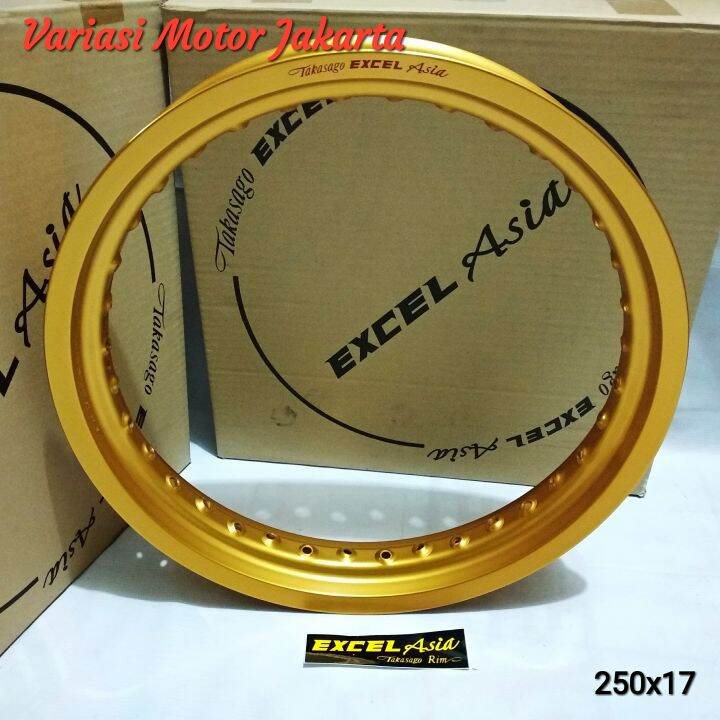 Velg Pelek Takasago Excel Asia 250x17 Gold | Lazada Indonesia