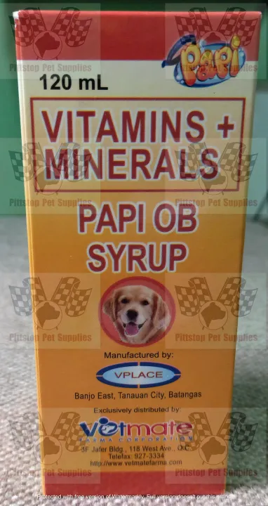 Papi OB for Pregnant and Lactating Pets 120mL | Lazada PH