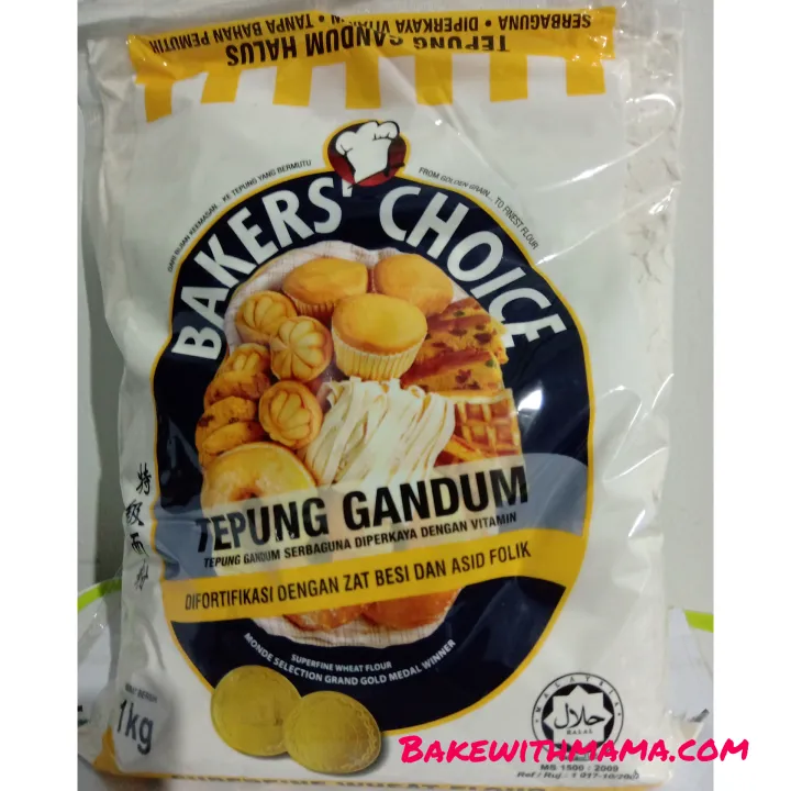 bakers choice wheat flour / tepung gandum 1kg | Lazada