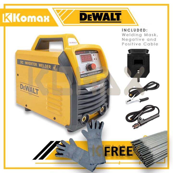 KOMAX DeWALT MMA-400 DC Inverter ARC Welding Machine | Lazada PH