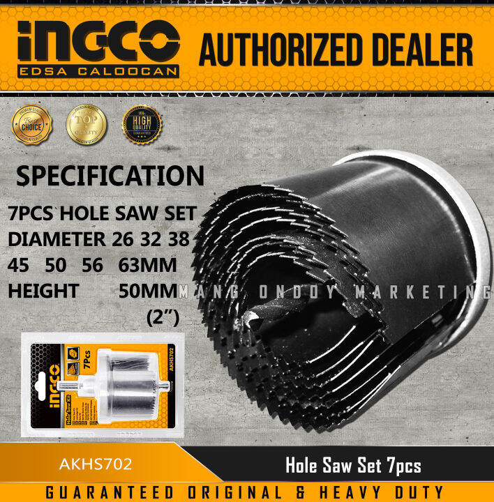 INGCO Hole Saw Set AKHS702 | Lazada PH