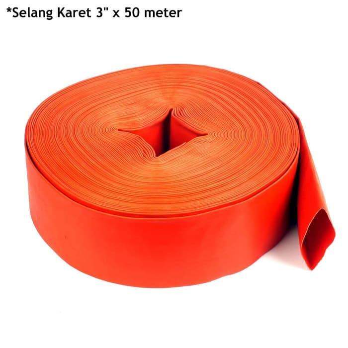 Selang, Selang Air Karet 3 dim x 50 meter, selang Pengairan | Lazada ...