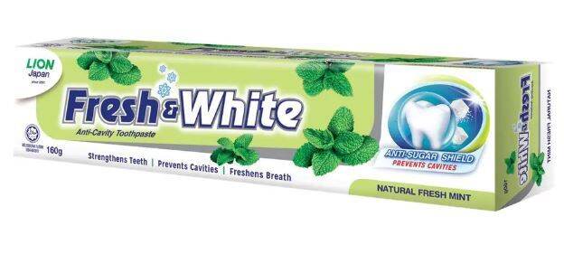 Lion Fresh & White Toothpaste 160g (Choose Type) | Lazada
