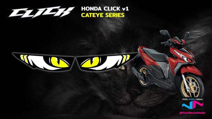 Honda Click V1 - Winker (Cat Eye Series) - YELLOW | Lazada PH
