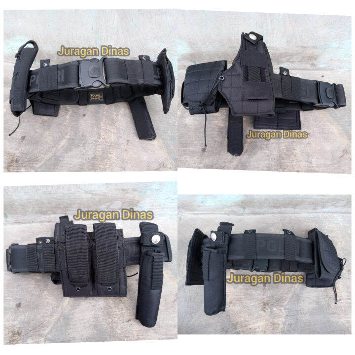 1 SET KOPEL JATAH POLRI / Belt tactical / Kopel tactical full set ...