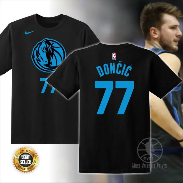 NBA Dallas Mavericks Luka Doncic Jersey Style Shirt Black Doncic Luka ...