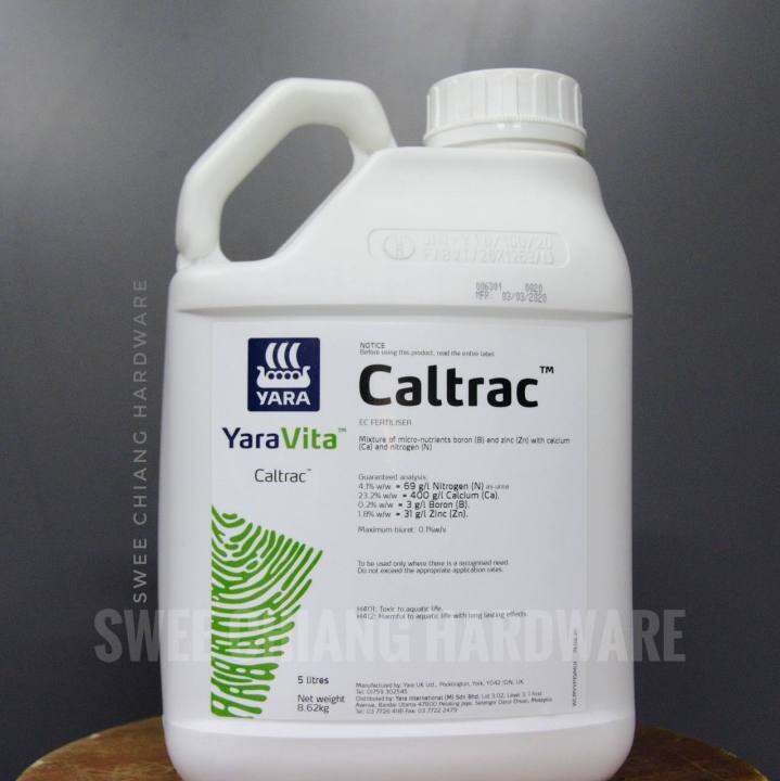 YARA YaraVita Caltrac 5L Micronutrient Foliar Fertilizer 雅苒高钙补钙微量元素叶面肥料 ...