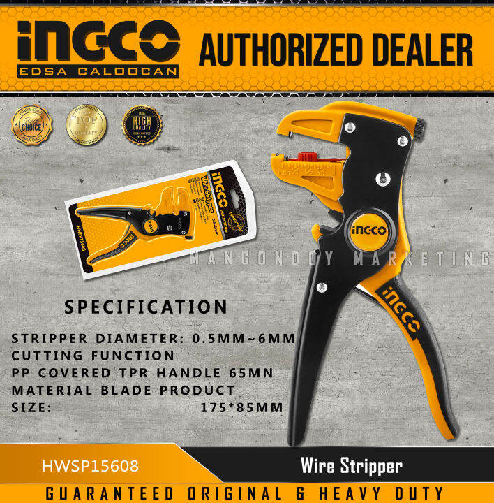 INGCO Wire Stripper 175*85mm (HWSP15608) | Lazada PH