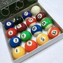 TAIWAN BILLIARD BALL SET 2 1/4 INCH / STANDARD SIZE / BOLA NG BILYARAN ...