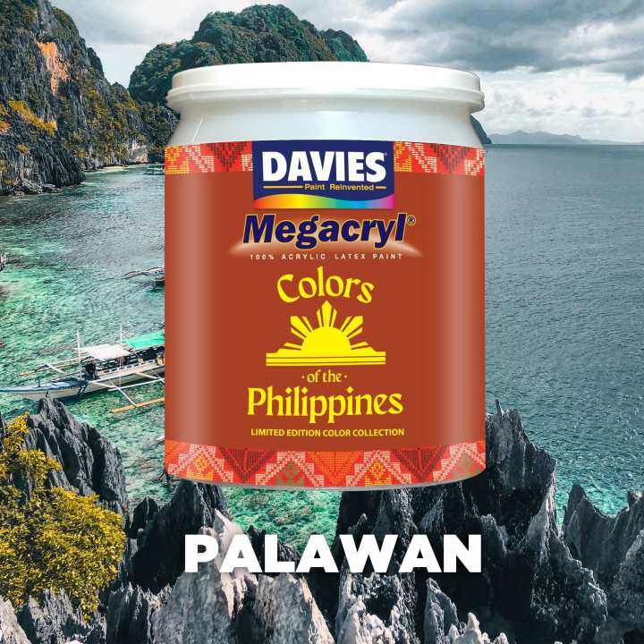 Davies Paints Megacryl MCS Semi-Gloss (1L) - PALAWAN, Colors of the ...
