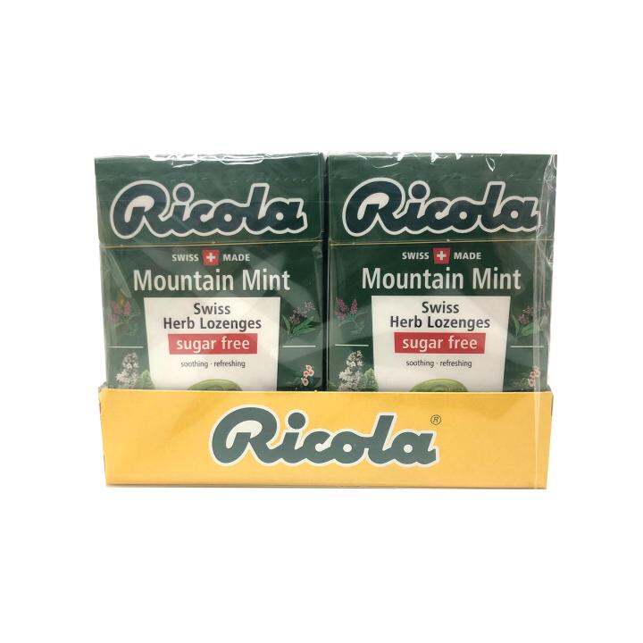 Ricola Mountain Mint Sugar Free (20 x 40g Boxpack) | Lazada PH