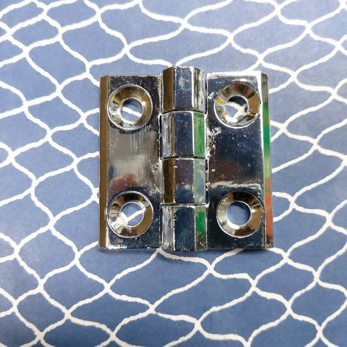 Engsel box panel 4.8cm / Engsel silent genset 4.8cm CHROME / | Lazada ...