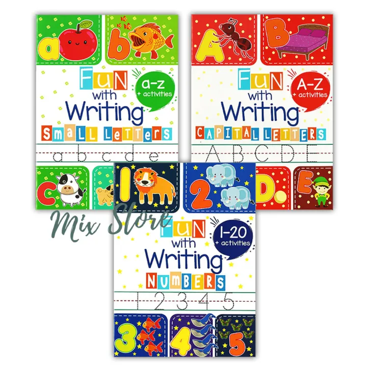 Fun with WRITING series Activity Book Early Learning Preschoolers ...