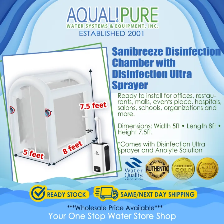 Sanibreeze Disinfection Chamber with Disinfection Ultra Sprayer | Lazada PH