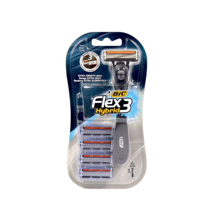 BIC Flex 3 HybridMen's 3-Blade Disposable Razor | Lazada PH